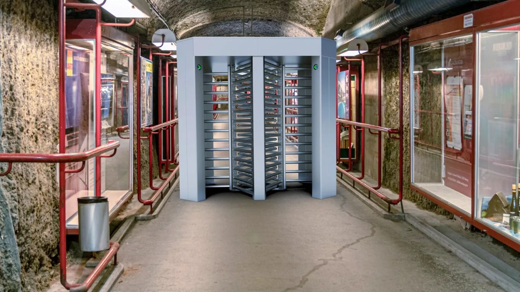 ASSA ABLOY FT300 Full-Height Turnstile - Food Tech